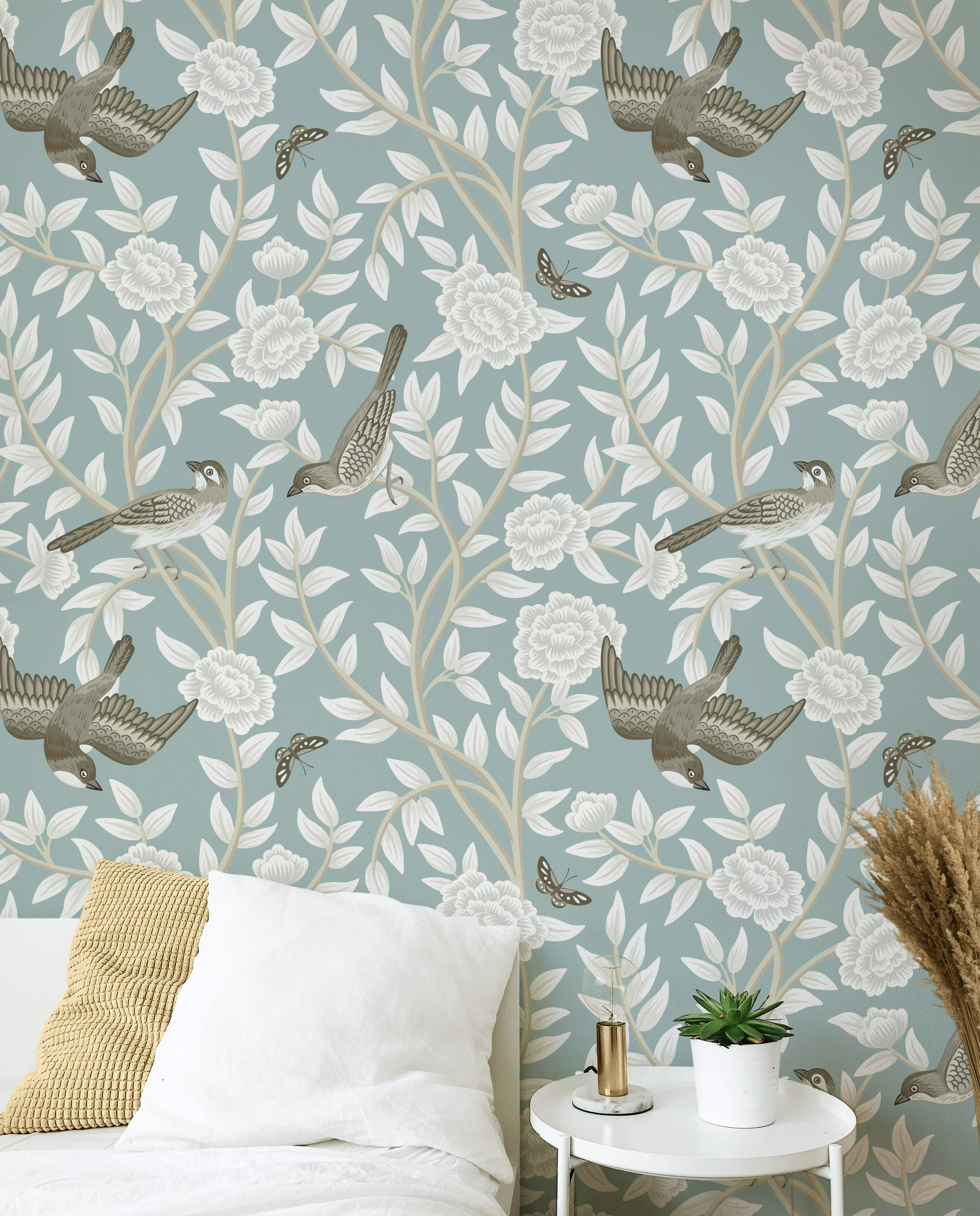 Bird Wallpaper Peel And Stick
