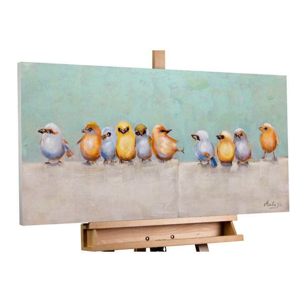 Rosalind Wheeler Hand -painted rascal gang acrylic painting | Wayfair.co.uk