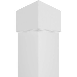 Ekena Millwork Square Non-Tapered Smooth PVC Endura-Craft Column Wrap ...