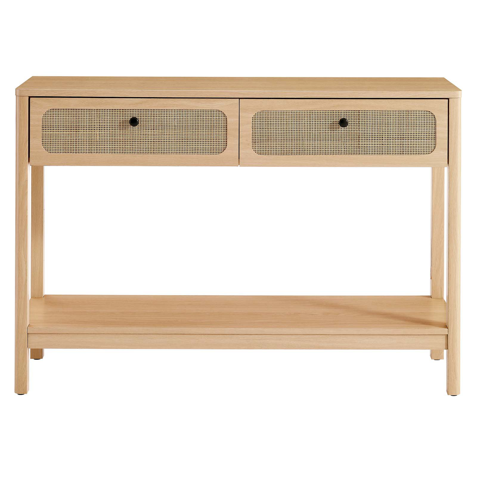 Modway Chaucer Wood Entryway Console Table In Oak | Wayfair