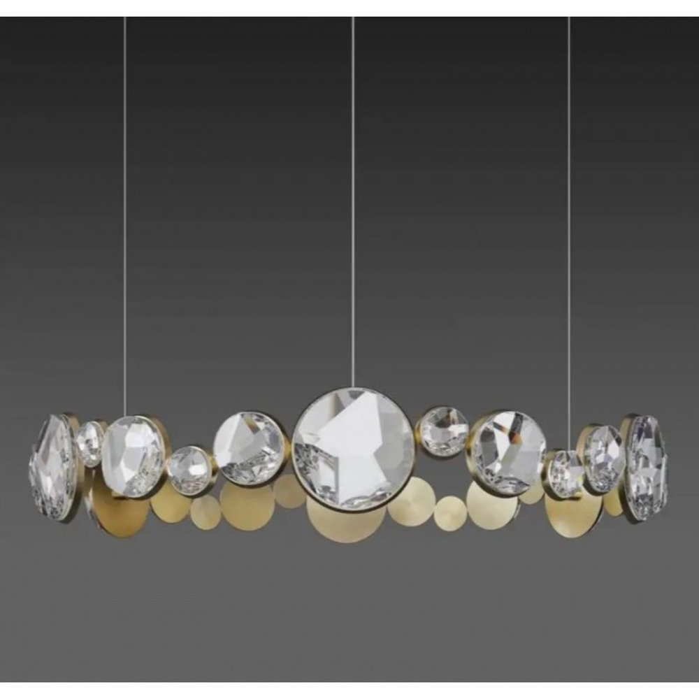 Everly Quinn 6 - Light Crystal Ring Chandelier with Crystal Accents ...