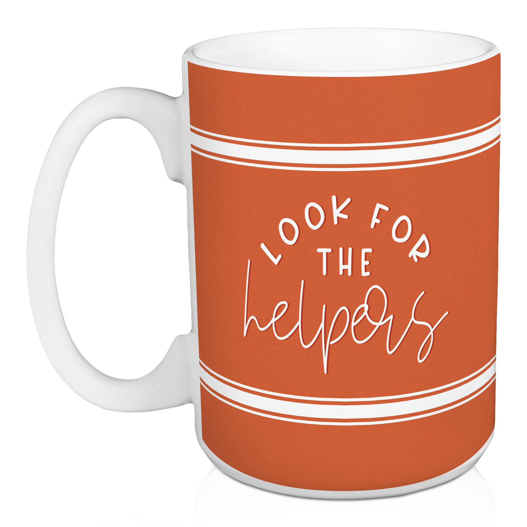 Red Barrel Studio® Look for the Helpers Coffee Mug | Wayfair