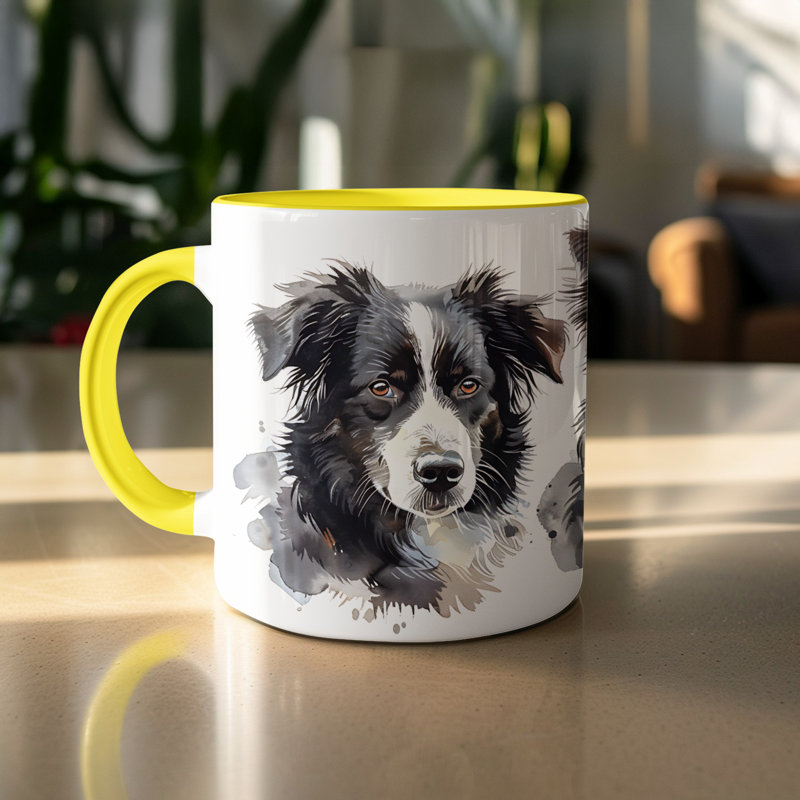 East Urban Home Set of 3 – Miniature Pinscher Puppy Design 11oz Coffee ...