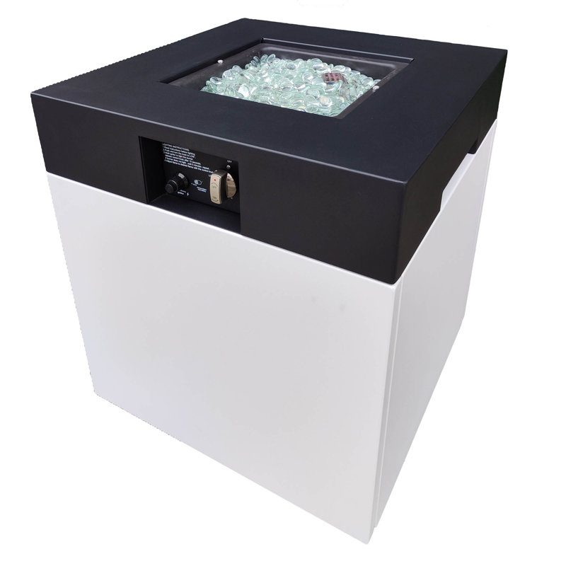 Paramount Pebble Aluminum Propane Fire Pit Table | Wayfair