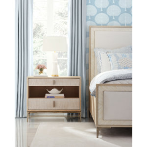 Jonathan Charles Fine Furniture Water Solid Wood Nightstand | Wayfair