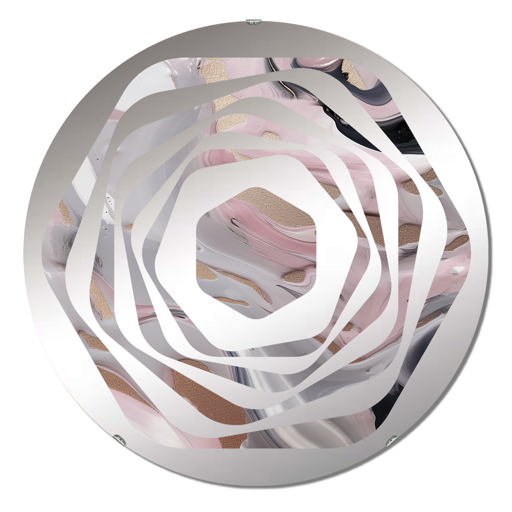 East Urban Home Zissy - Amorphe Decorative Mirror | Wayfair