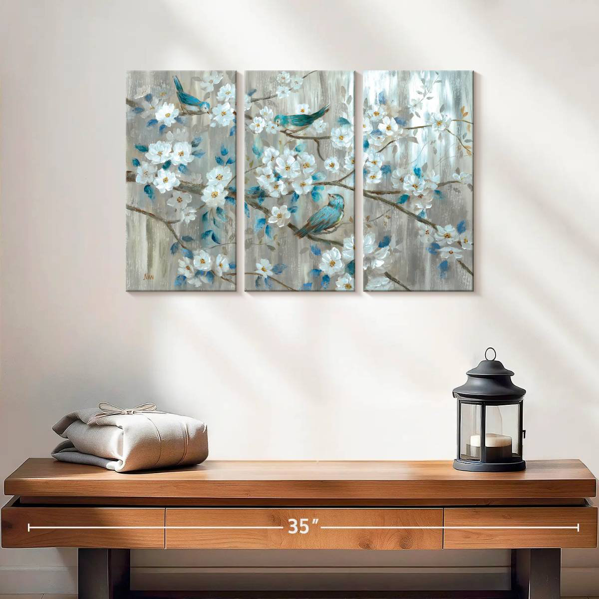 Elephant Stock Teal Birds | Wayfair