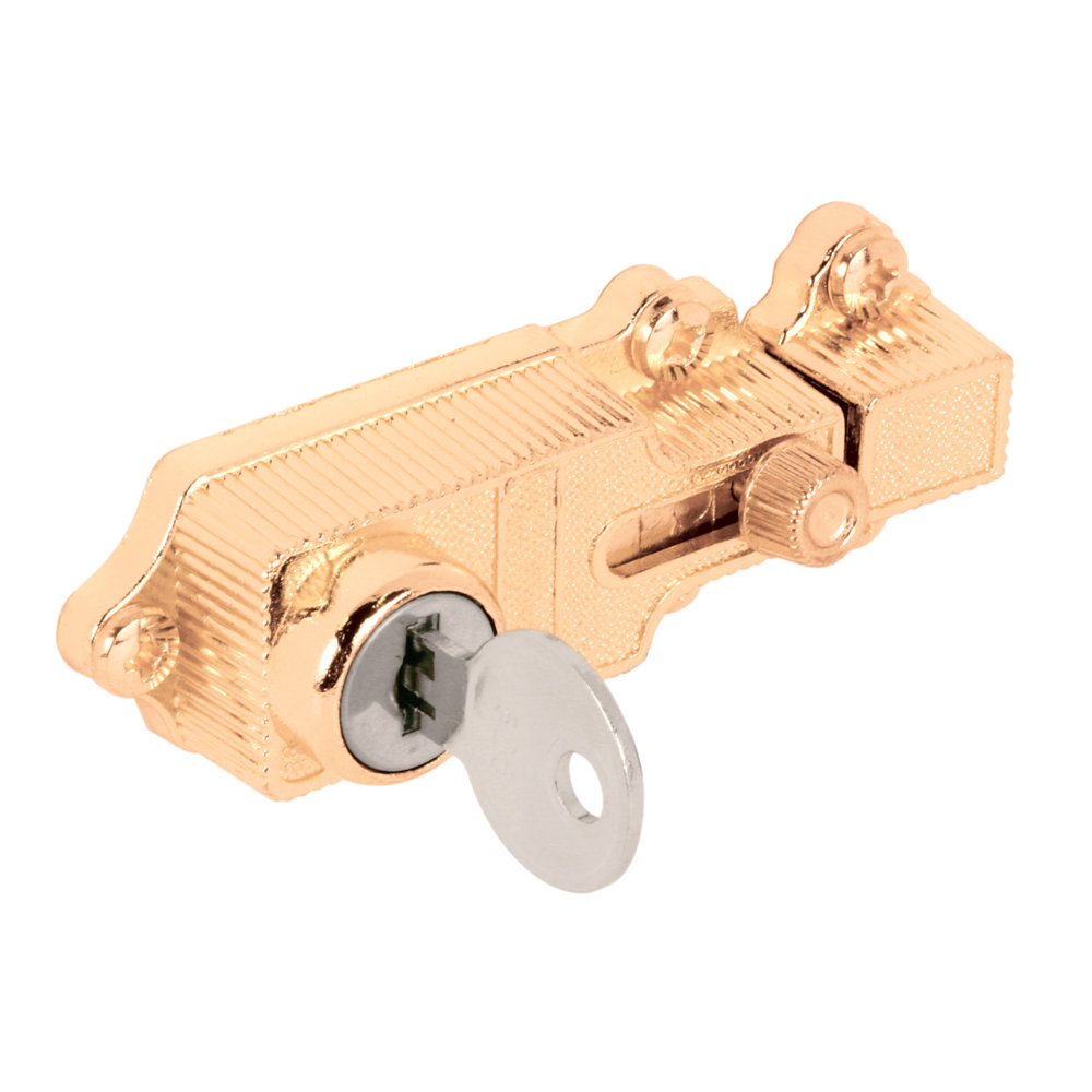 Prime-Line Brass Plated Keyed Deadbolt Lock (Single Pack) | Wayfair