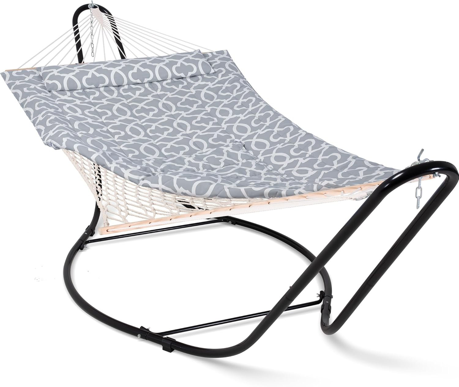 Arlmont & Co. Heavy Duty Outdoor Hammock With Stand, 475 Lbs Capacity ...