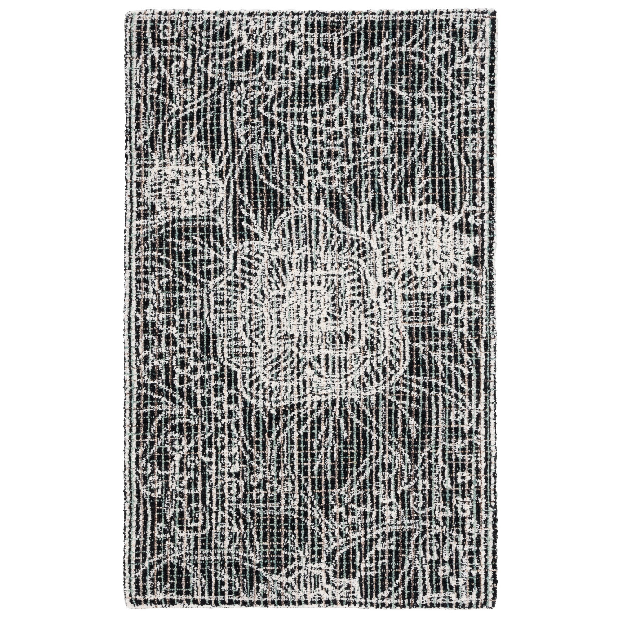 Charlton Home Chrishaunda Floral Hand Tufted Wool/Cotton Area Rug in ...