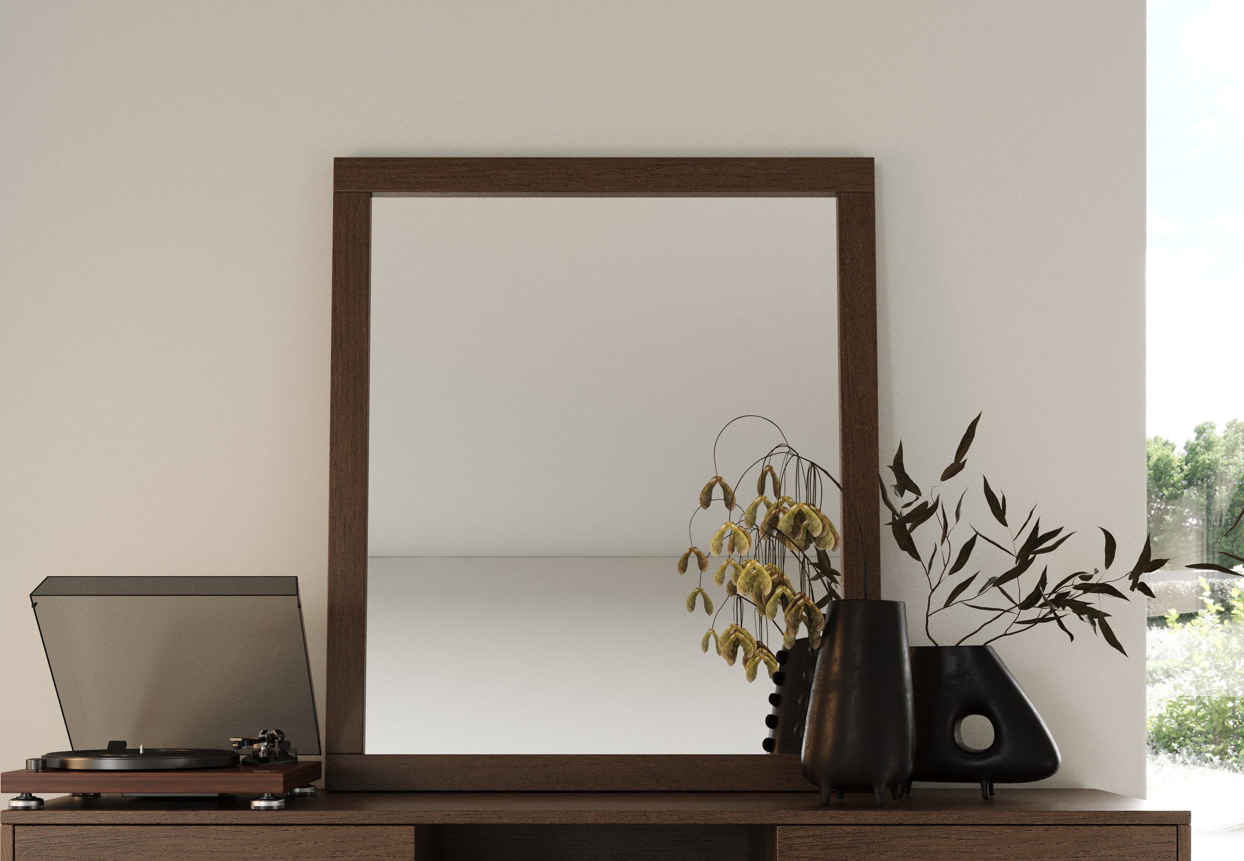 Wade Logan Boushra Model Modern & Contemporary Dresser Mirror | Wayfair