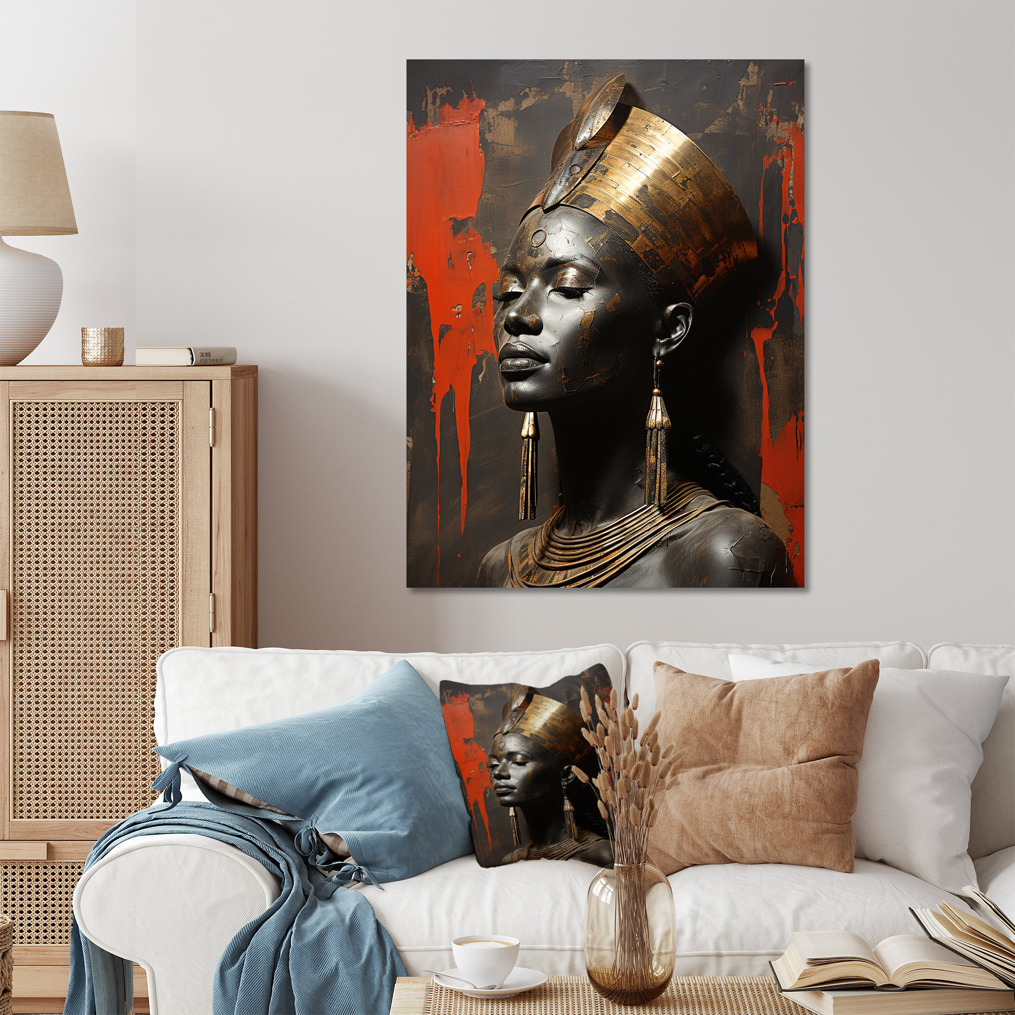 House of Hampton African Tribal Woman Portrait Essence I - African ...