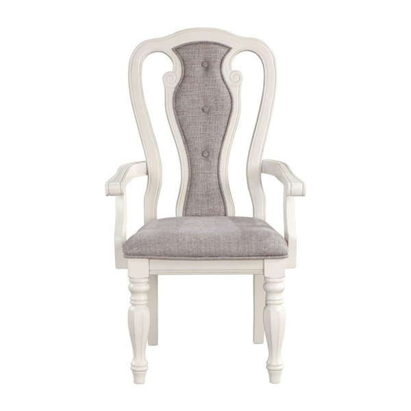 F&L Homes Studio Mali Florian Tufted Fabric Upholstered Armchair ...