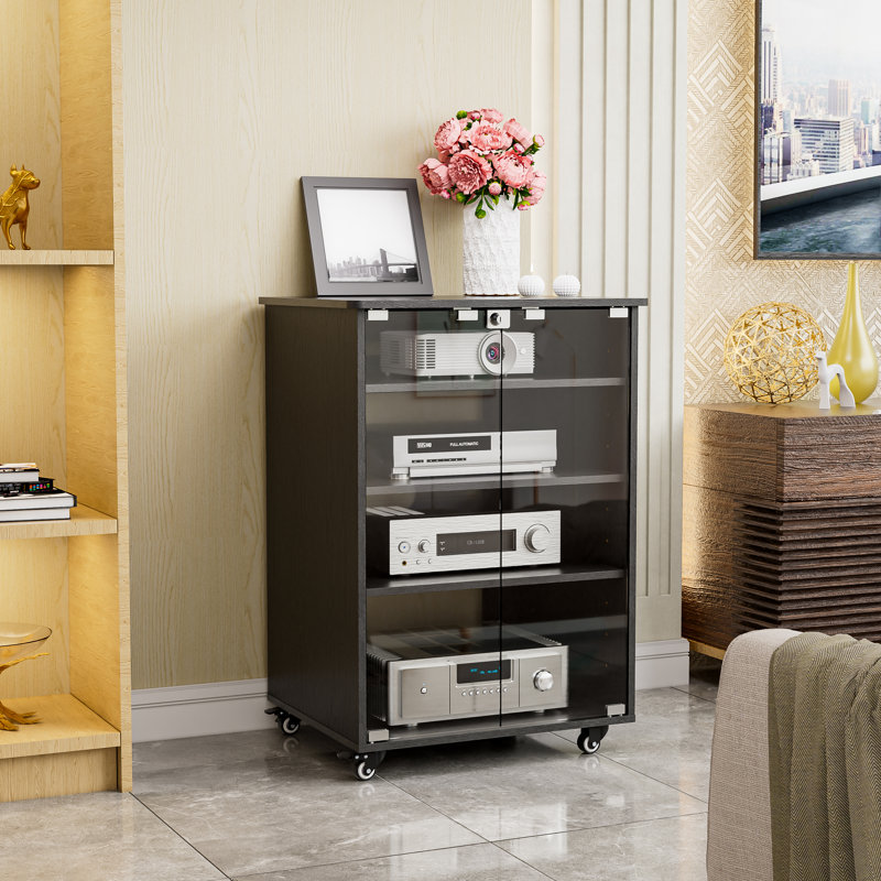 Ebern Designs Stand Audio Cabinet & Reviews | Wayfair