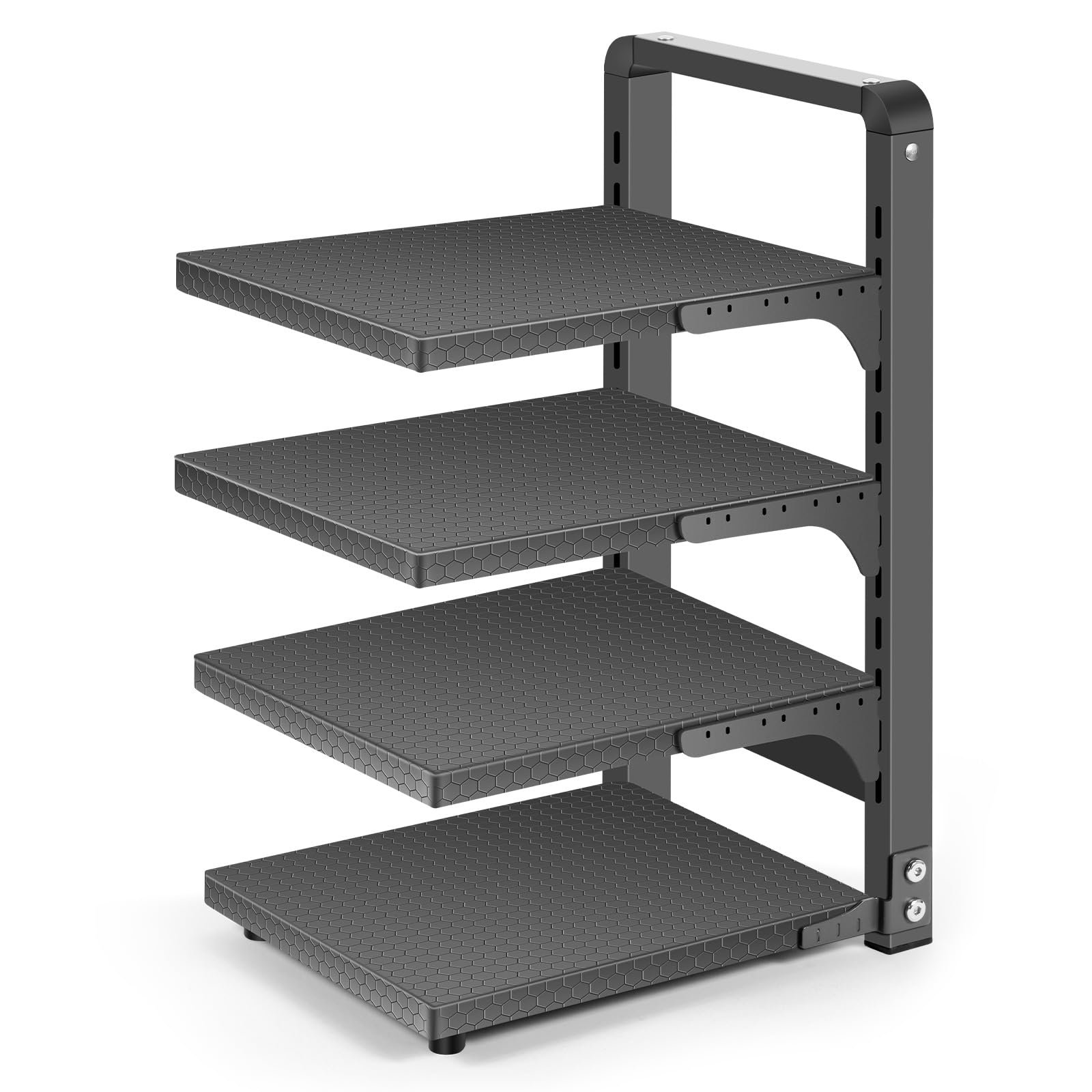 17 Stories Metal Rectangle Countertop / Cabinet Pot Rack | Wayfair