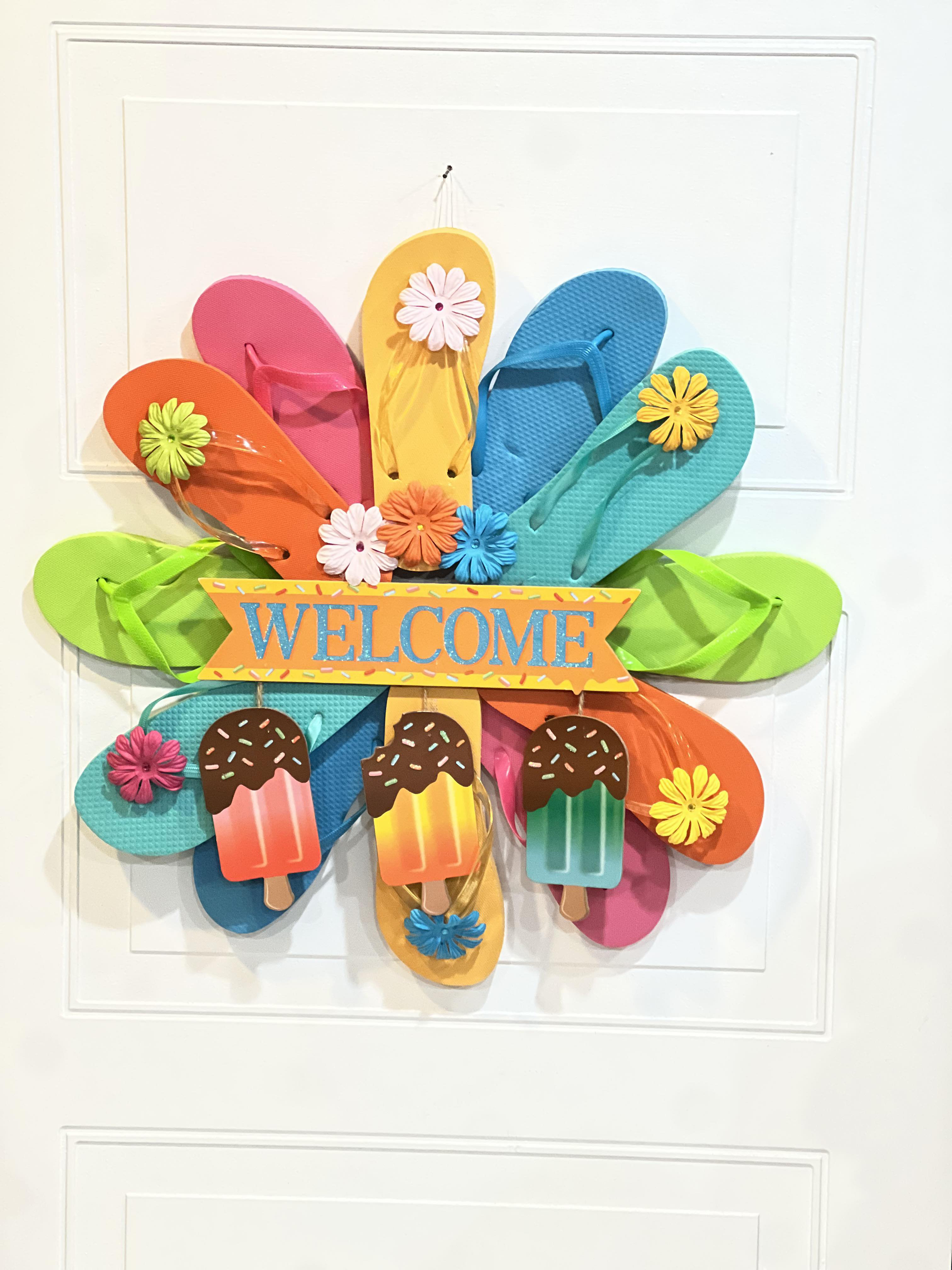 Rosecliff Heights Handmade Summer Welcome Wreath - Wayfair Canada