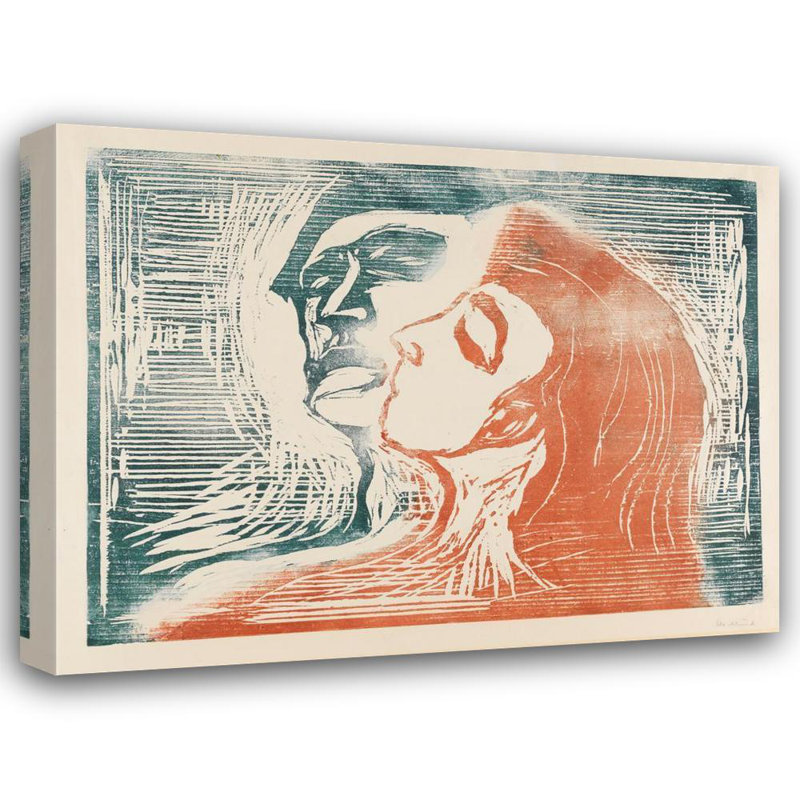 Astoria Grand "Head by Head" by Edvard Munch - Gallery Wrap Canvas Wall ...