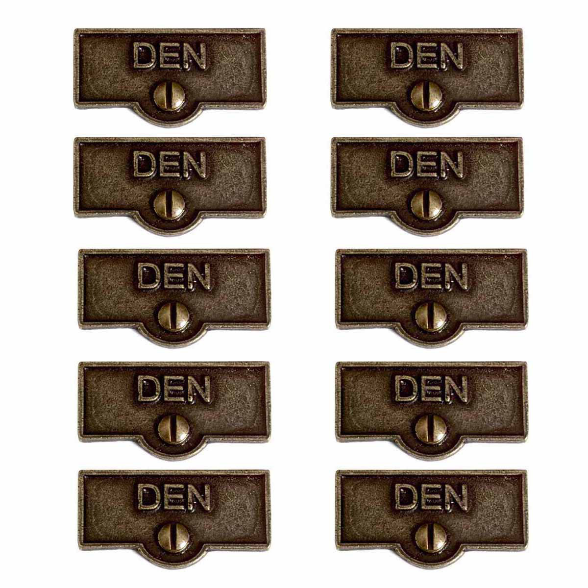 The Renovators Supply Inc. Switch Tags Den Name Signs 1-Gang Rocker ...