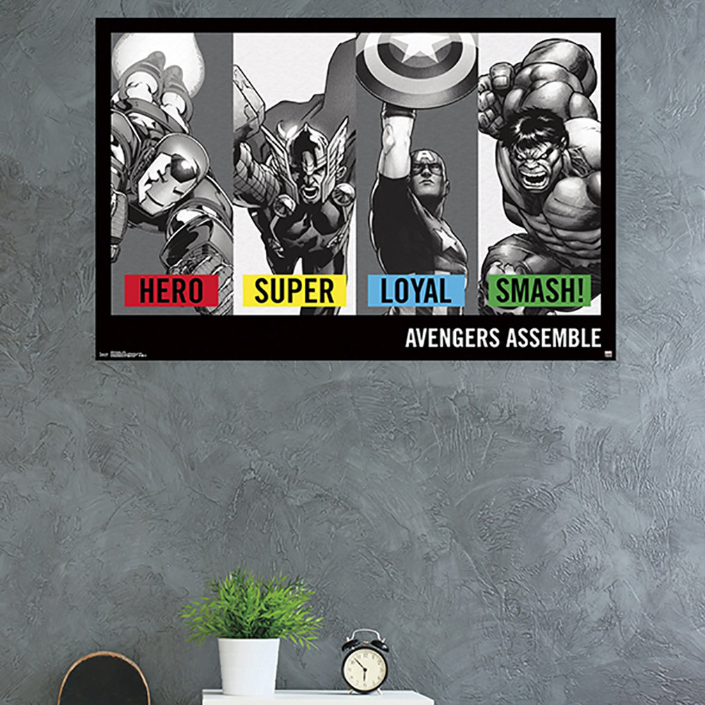 Trends International Avengers - Traits Paper Print - Wayfair Canada