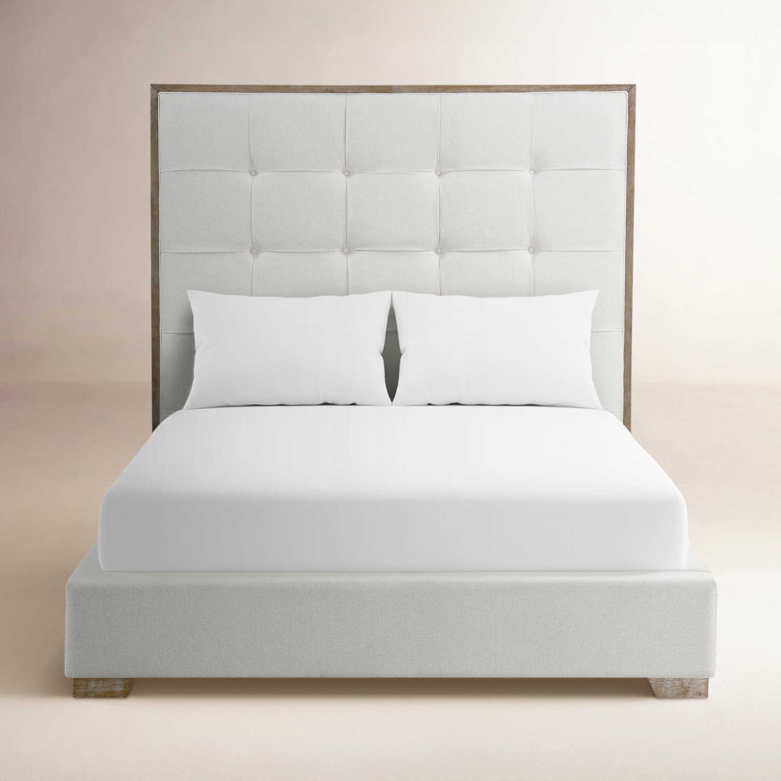 Laurel Foundry Modern Farmhouse® Mandolin Tufted Solid Wood and ...