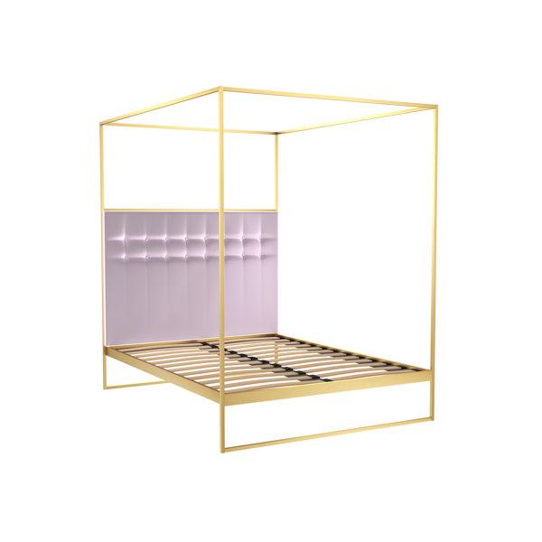 Etta Avenue Alethea Upholstered Canopy Bed | Wayfair.co.uk