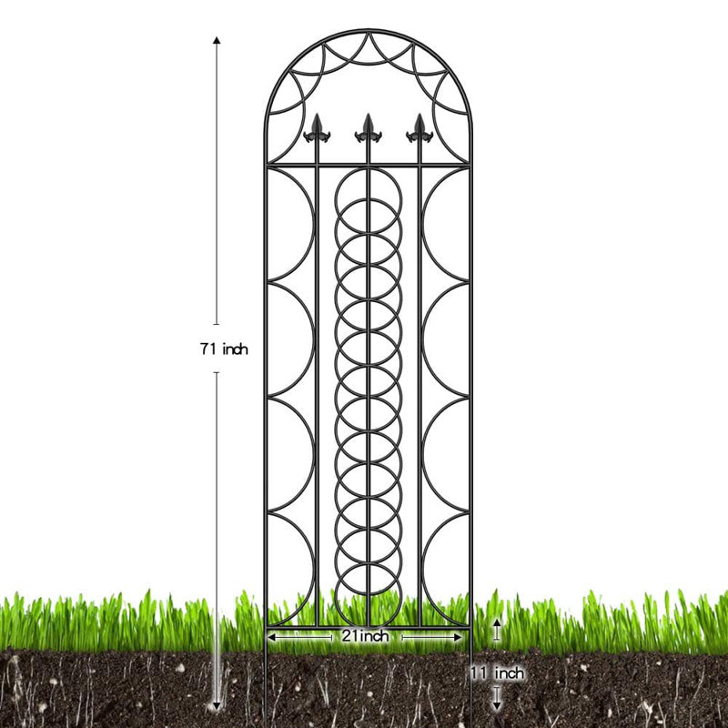 Winston Porter 2-Pack Large Garden Trellises | Wayfair