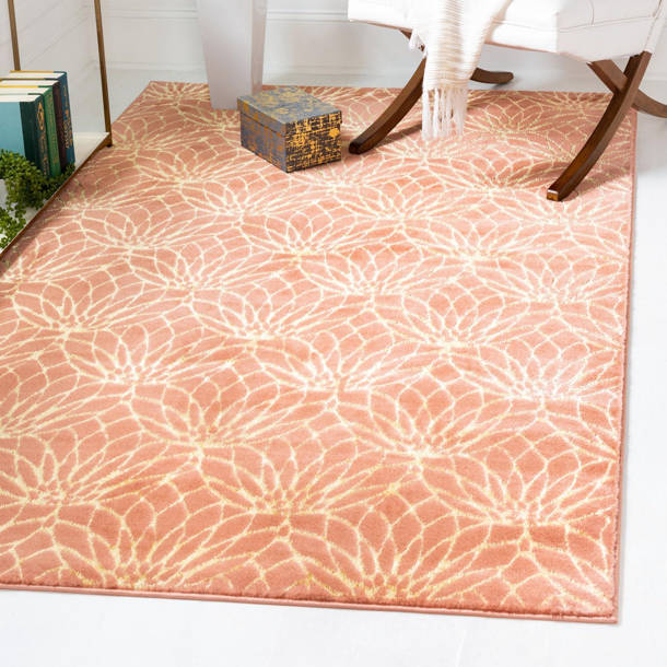 MarilynMonroe Glam Light Coral Rug & Reviews | Wayfair