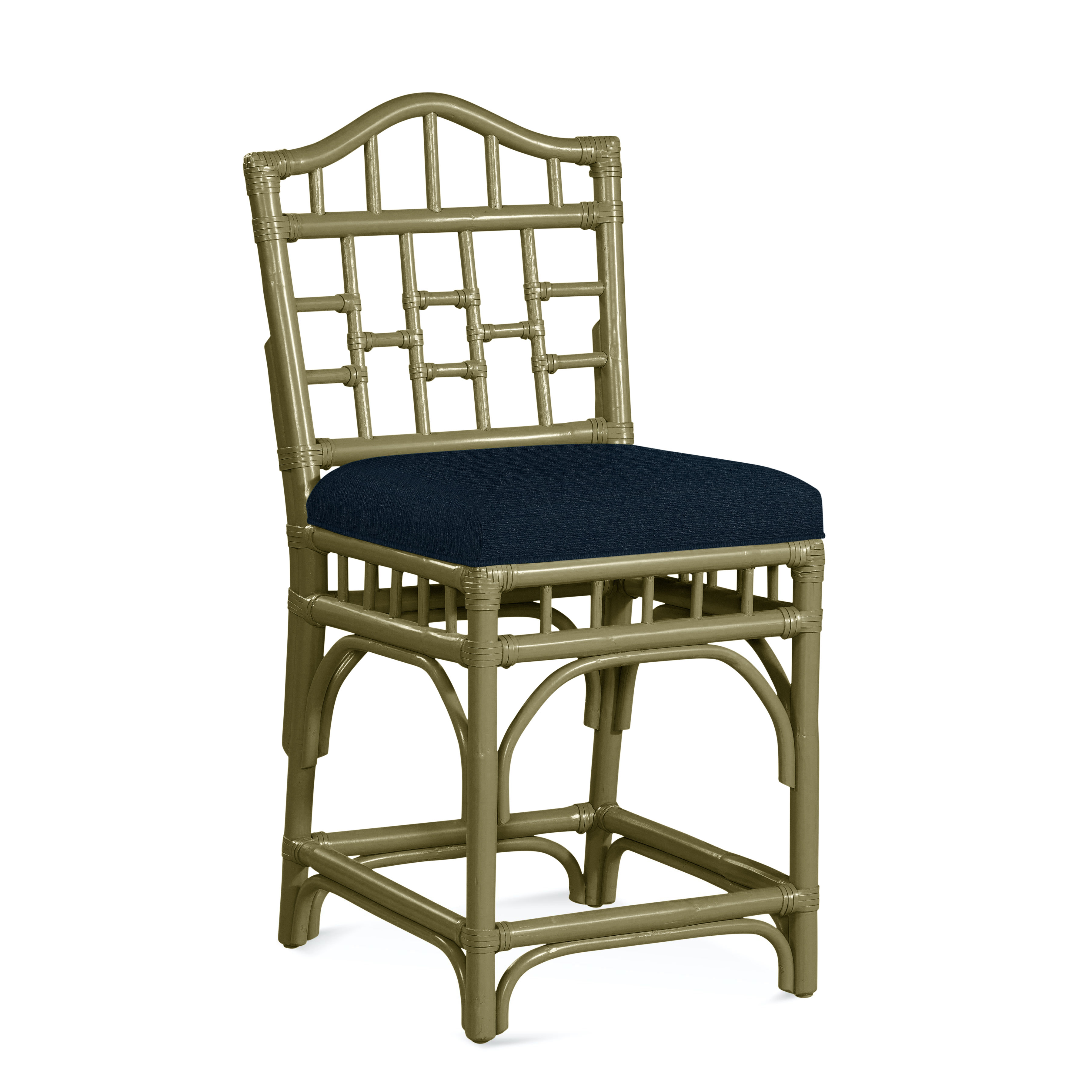 Braxton Culler Chippendale Upholstered 24'' Counter Stool | Wayfair