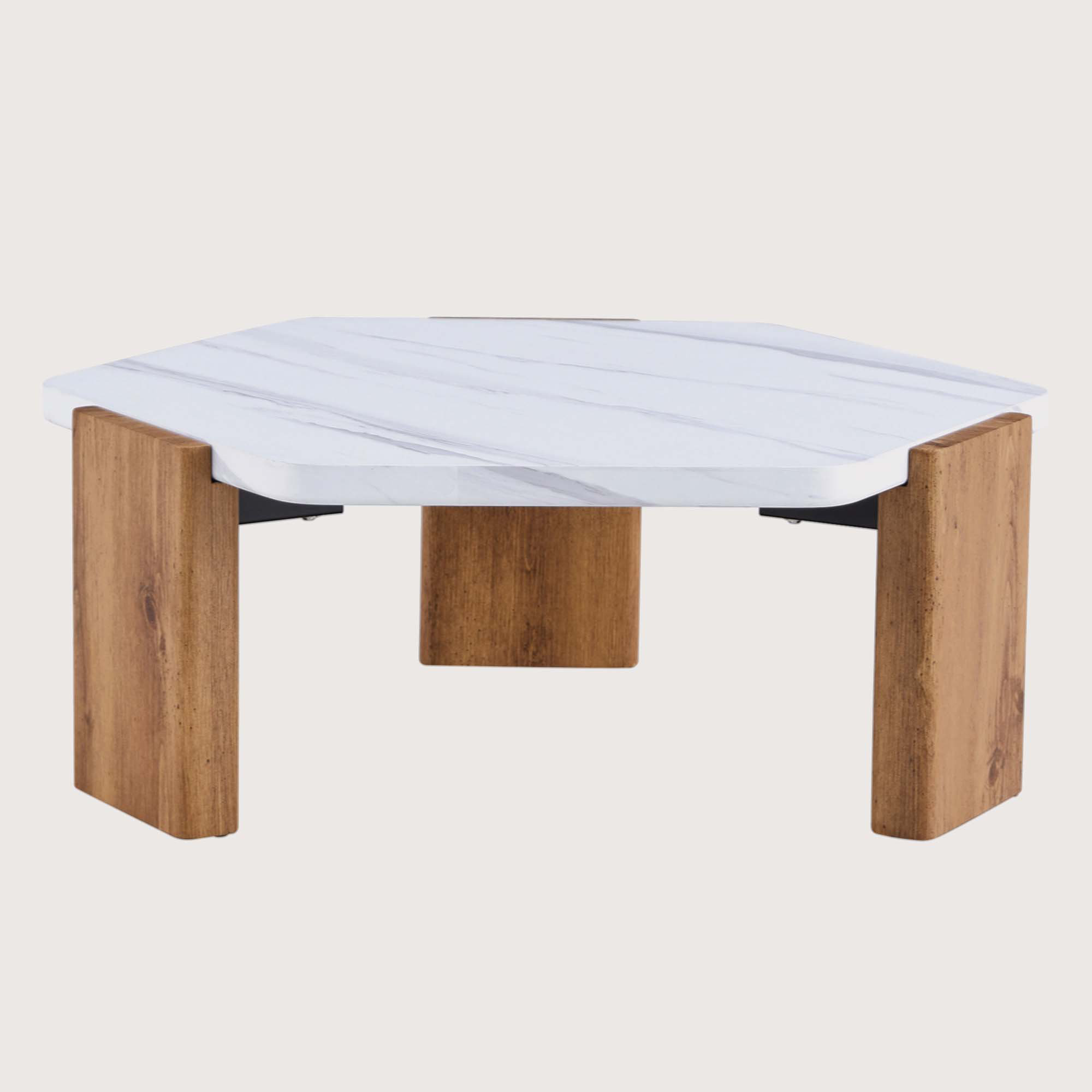 Brayden Studio® Modern Practical MDF Coffee Table With White Tabletop ...