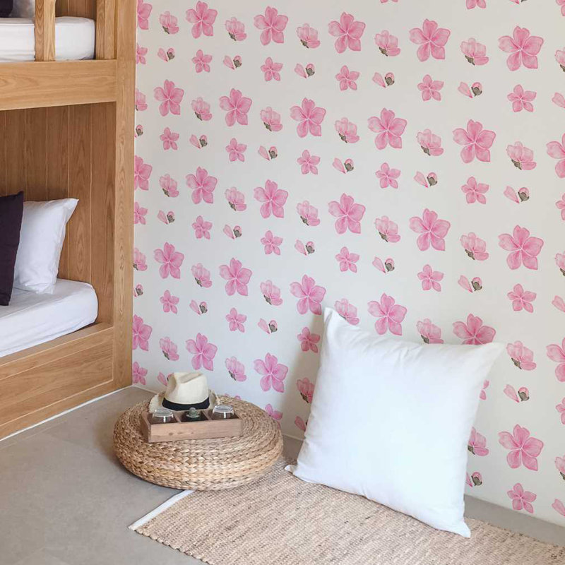 Gemma Violet Bambi Cherry Blossom 8.5' L x 24" W Peel and Stick ...