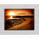 Bright Star Ochre Ocean Sunset - Single Picture Frame Art Prints on ...