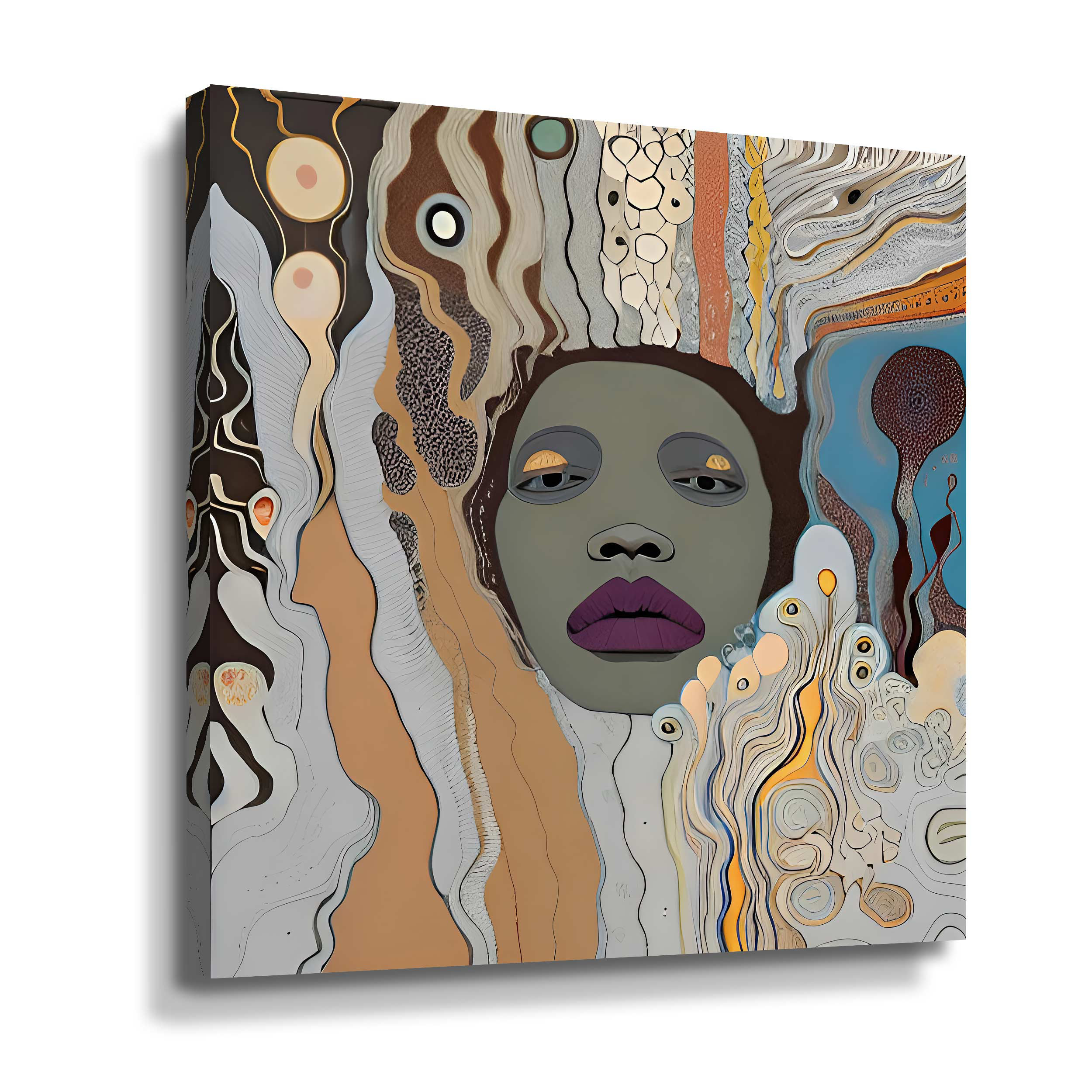 Winston Porter Natural Woman On Canvas by Elena Ray Print | Wayfair