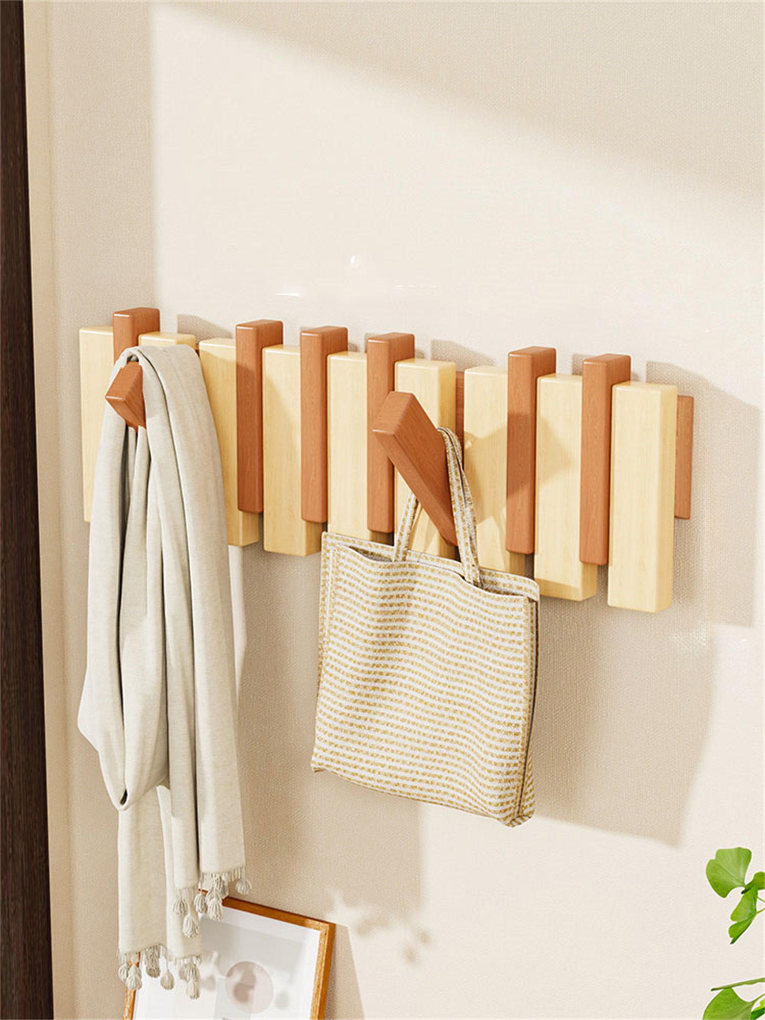 Ivy Bronx Rossa Freestanding 8 - Hook Wall Mounted Coat Rack | Wayfair