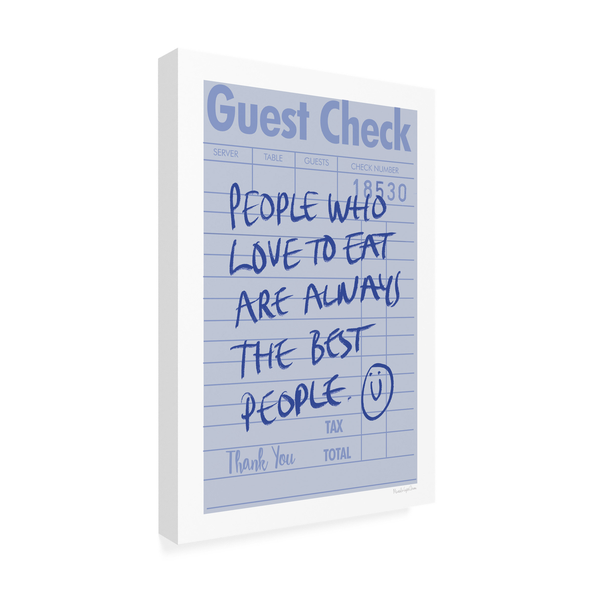 Trinx Mercedes Lopez Charro Guest Check II Canvas Art - Wayfair Canada