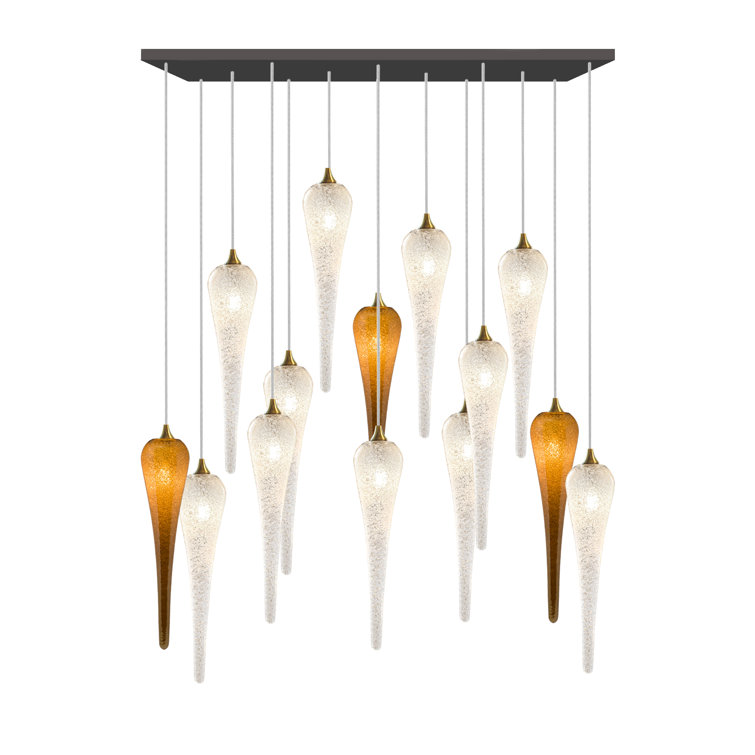 Galilee Lighting Icicle 14 - Light Cluster Pendant | Wayfair