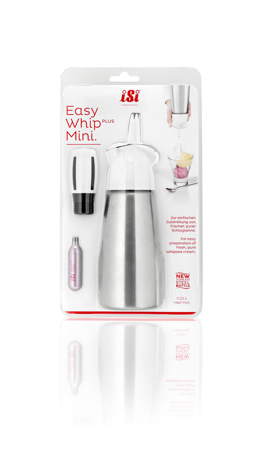 iSi North America Isi Easy Whip Plus Mini Whipped Cream Maker, In ...
