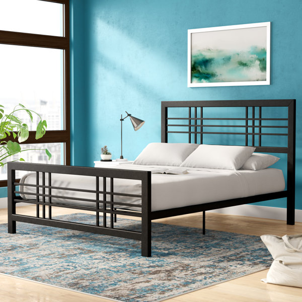 Zipcode Design™ Flovilla Metal Open-Frame Bed & Reviews | Wayfair