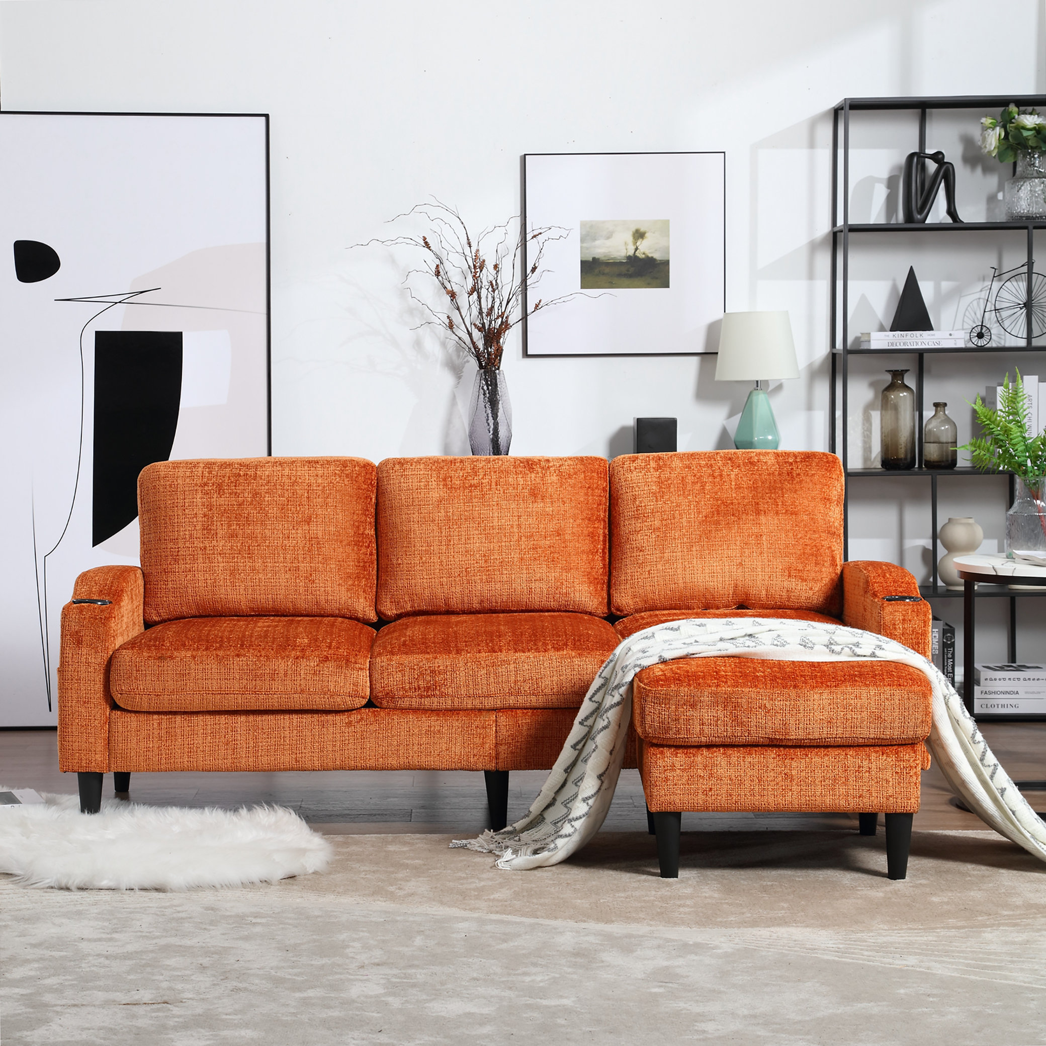 Ebern Designs storage sofa /Living room sofa cozy sectional sofa ...