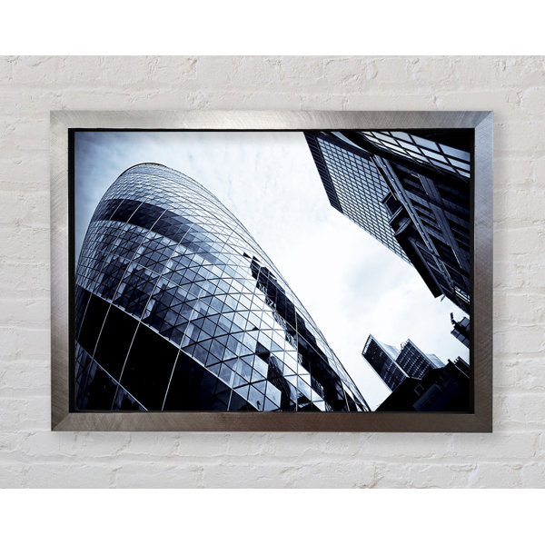 Bright Star London The Gherkin - Single Picture Frame Print | Wayfair.co.uk