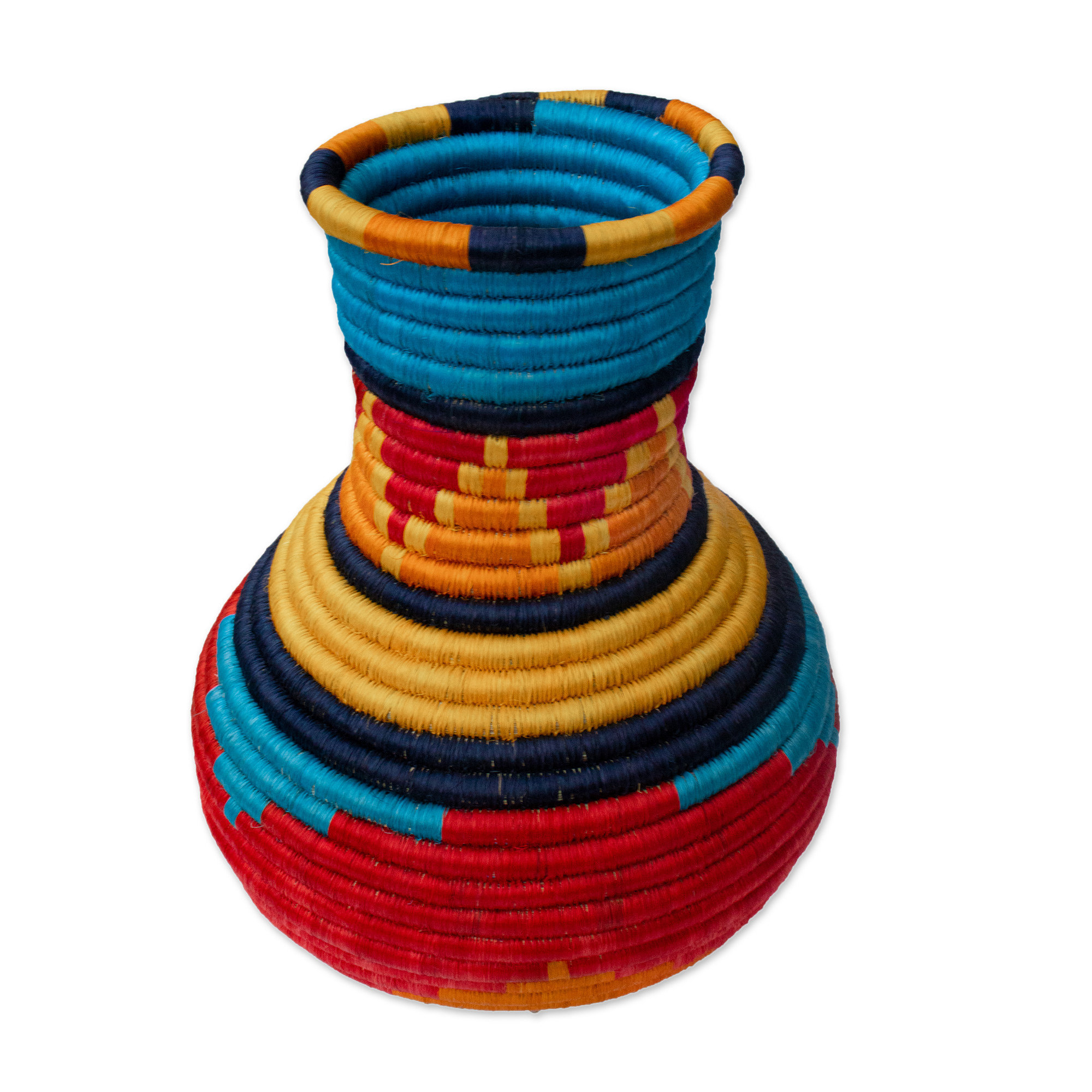 Dakota Fields Coila Handmade Cabuya Fibers Vase | Wayfair