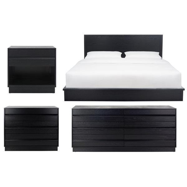 Hokku Designs Mehroo 4 Piece Bedroom Set & Reviews | Wayfair