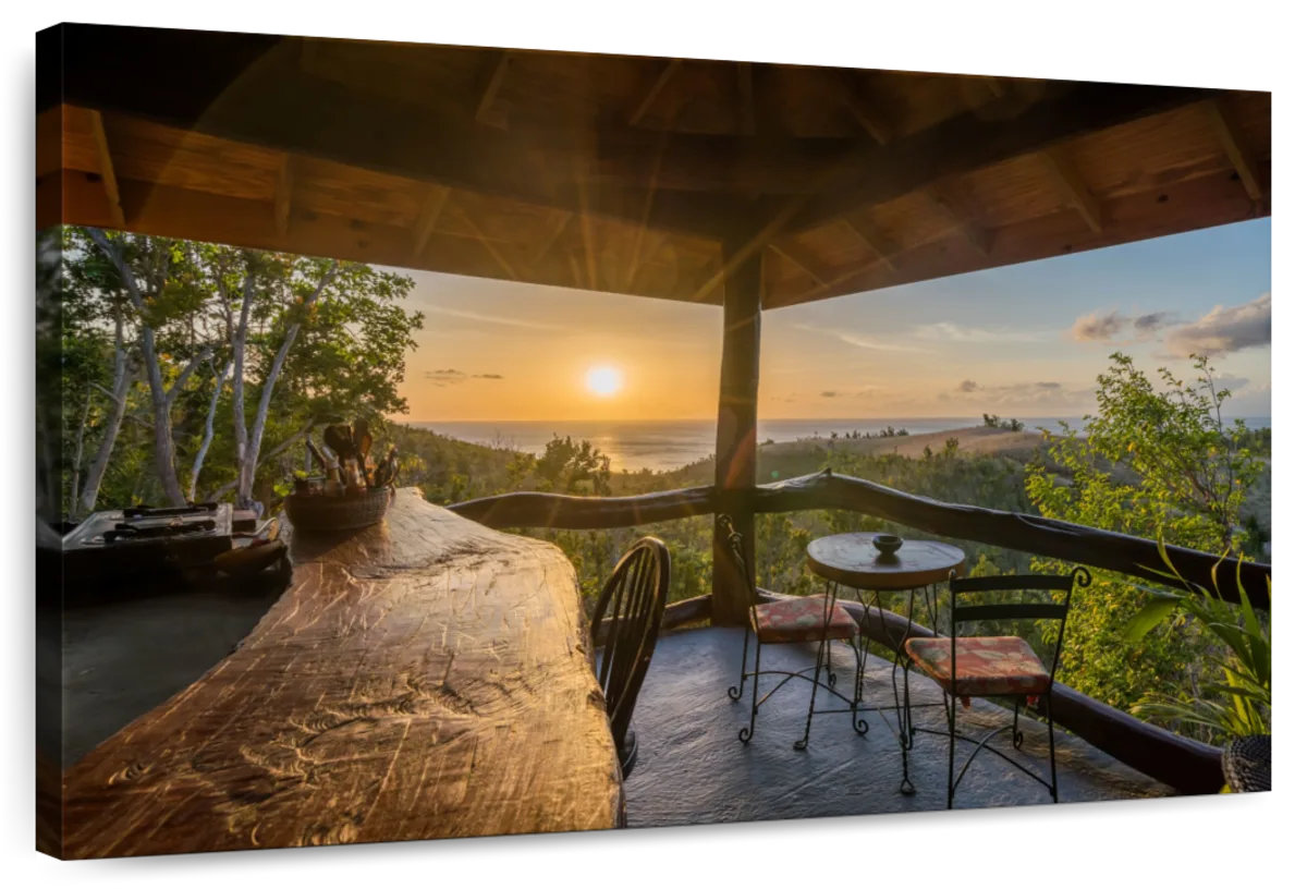 Ebern Designs Lilie Tree House Sunset View | Wayfair