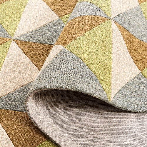 Wayfair | Green Mid-Century Modern Area Rugs You'll Love in 2024