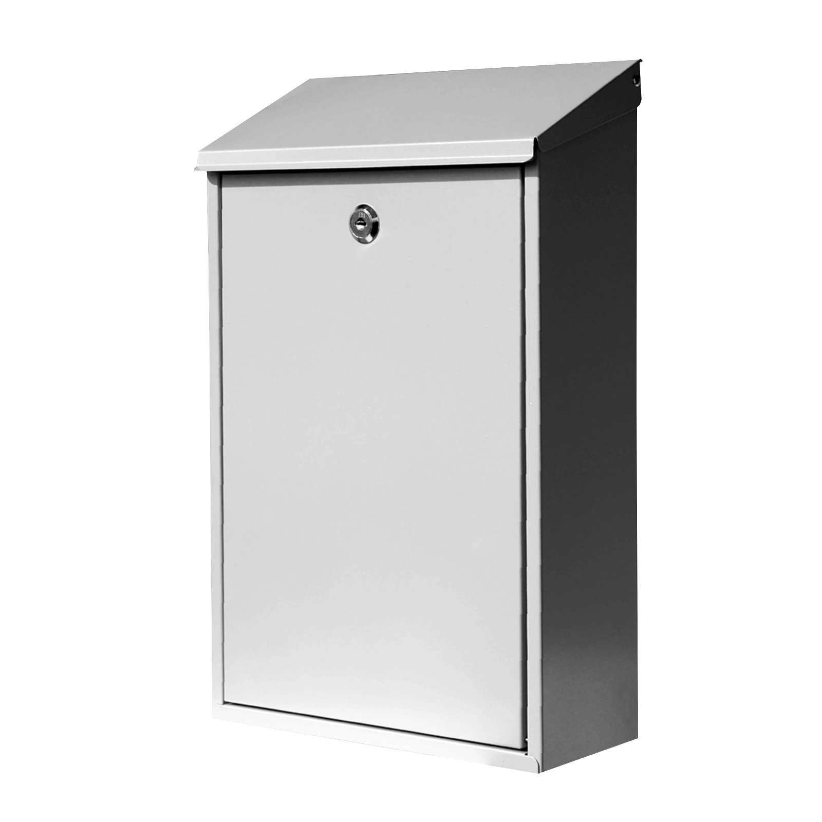 17 Stories Mendler Metal Wall Mounted Lockable Waterproof Letter Box ...