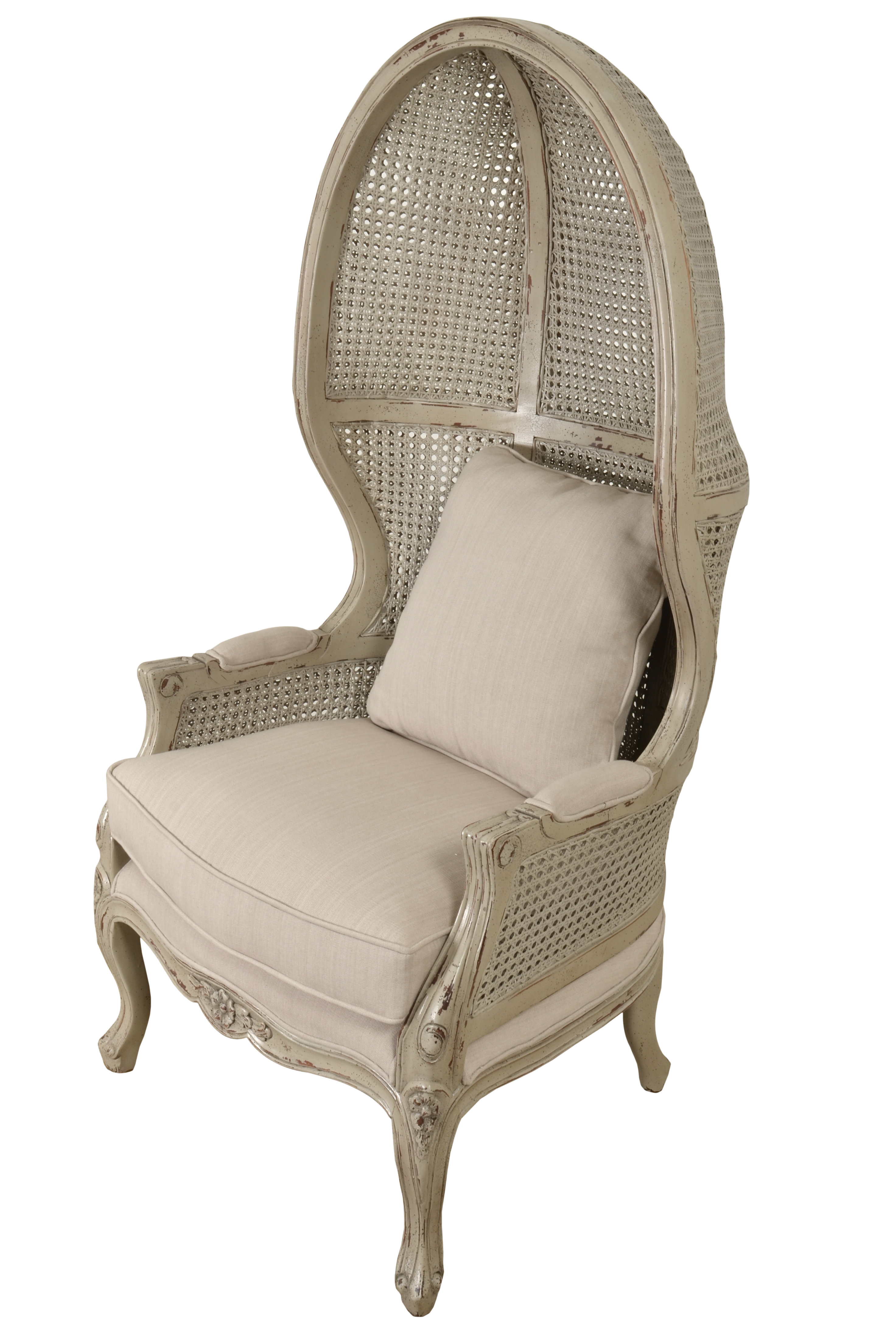 One Allium Way® Havel Linen Balloon Chair & Reviews | Wayfair