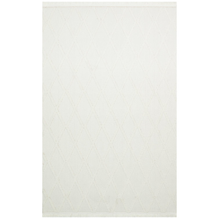 Gracie Oaks Atul Flatweave Cream Rug | Wayfair.co.uk