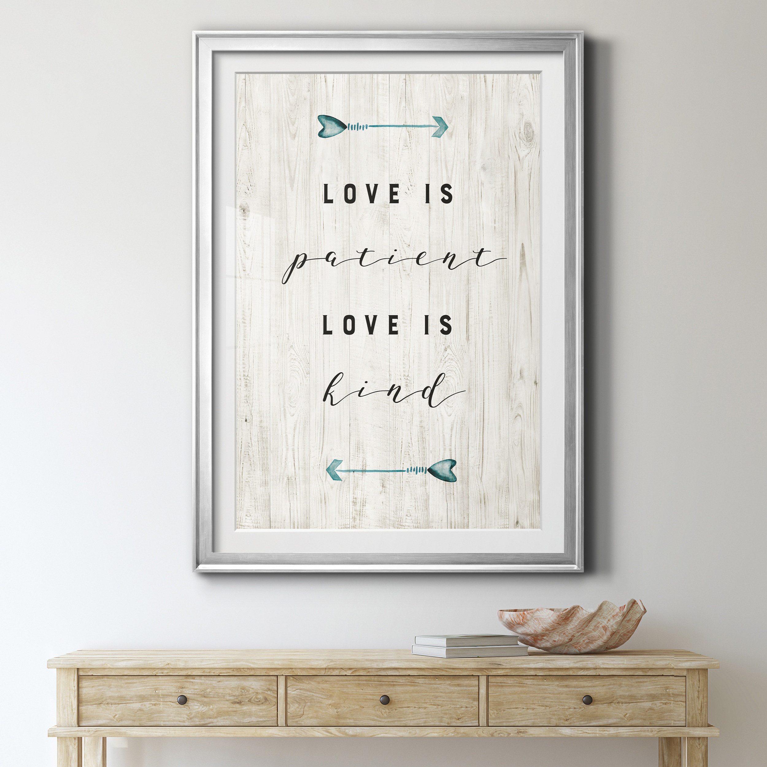 Gracie Oaks Love Is - Picture Frame Textual Art Print on Paper ...
