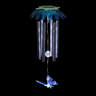 Exhart Solar LED Flower Hanging Wind Chime with Butterfly Charm, 7 by ...