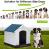Archie & Oscar™ Lapp Blue Plastic Dog House & Reviews | Wayfair
