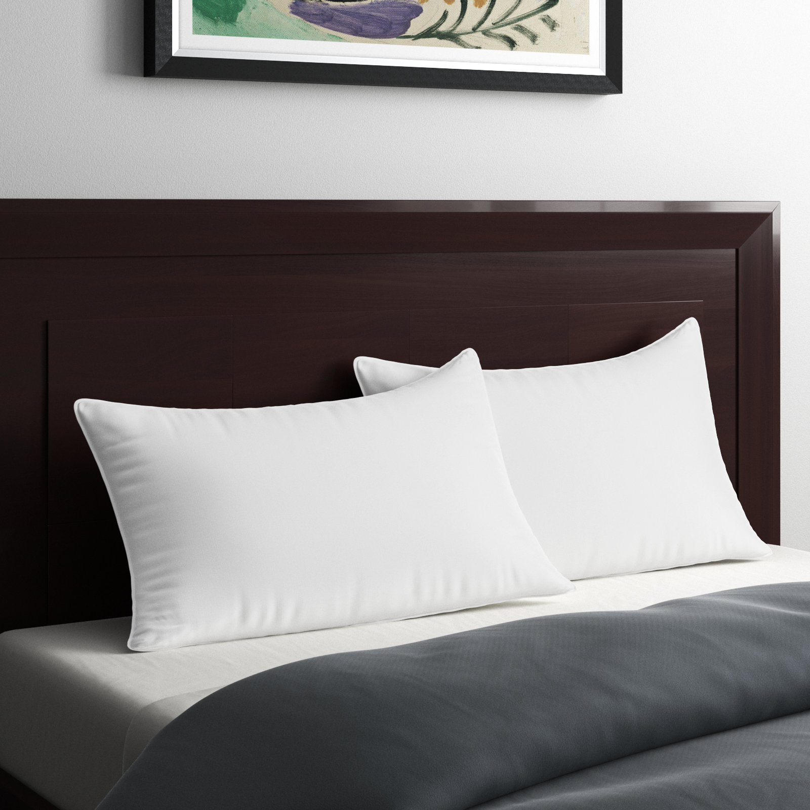 The Twillery Co.® Hayfield Down Queen Medium Support Pillow | Wayfair